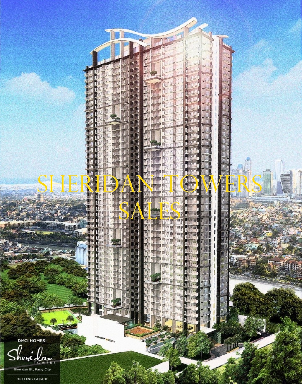 sheridan towers building facade | DMCI Homes